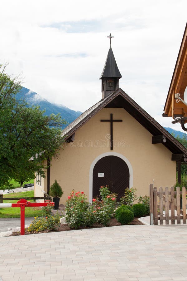Small protestant church stock image. Image of rural, relaxation - 33830033