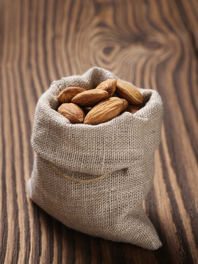 Small Sack Bag Full of Something Like Money Stock Photo - Image of ...