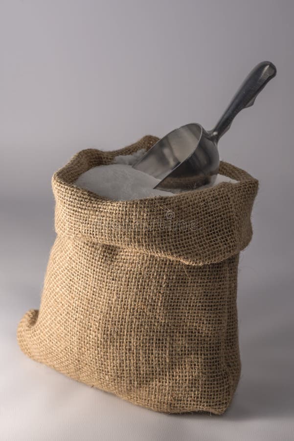 Sugar Sack On Extra-strong Paper Stock Image - Image of full ...