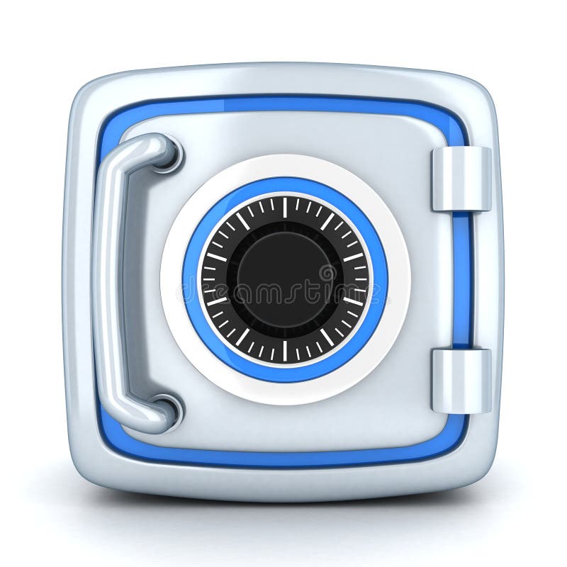 Small Safe Open stock illustration. Illustration of closed - 24137617