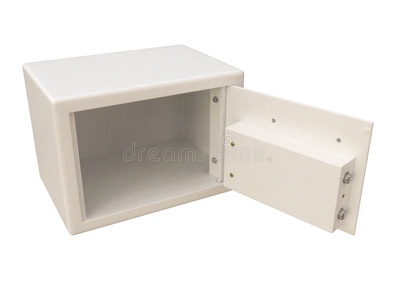 Small Safe (open) stock illustration. Illustration of armored - 26824266