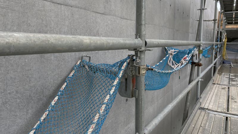 Small Safety Net To Be Installed Under the Scaffolding To Prevent ...