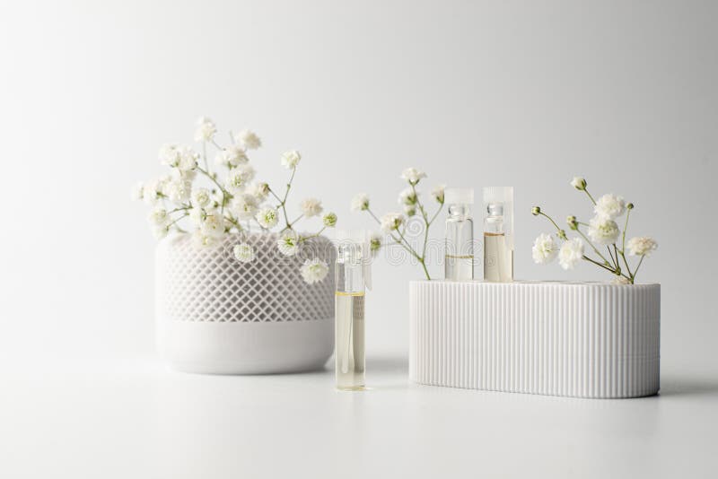 A Small Sample Bottle of Parfume Stock Photo - Image of cosmetic ...