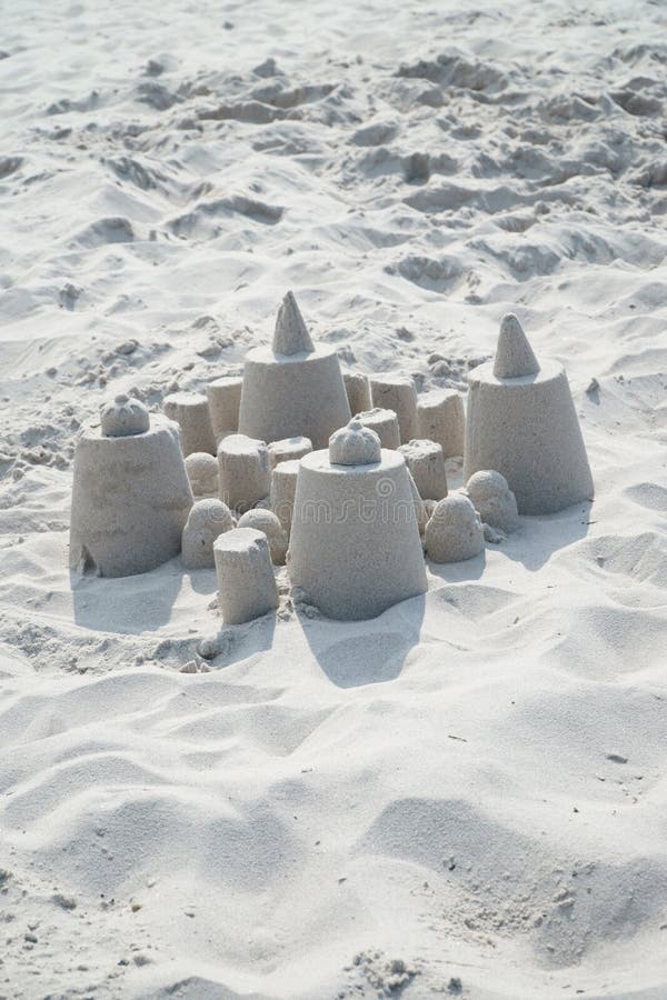 Small sand castle stock image. Image of vacations, sand - 54749381