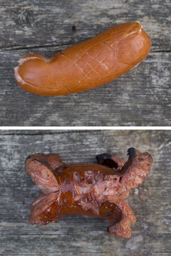 Small sausage, banger stock photo. Image of picnic, delicious - 89690840