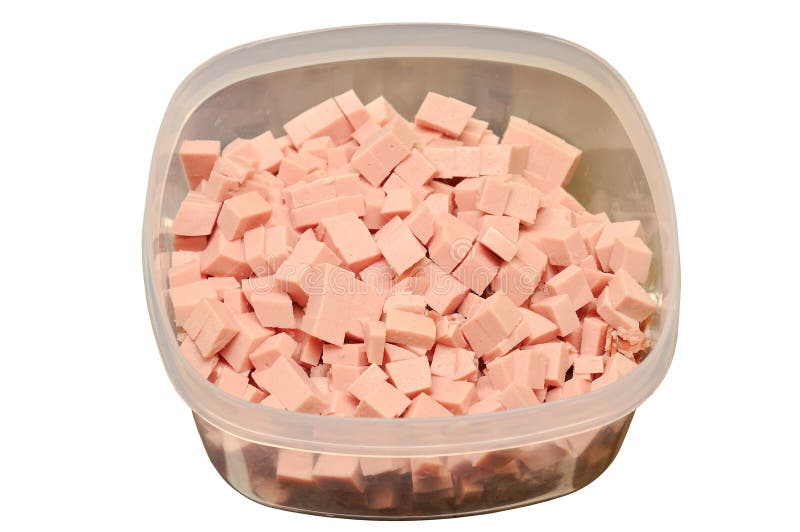 Small sausage pieces stock image. Image of meal, sliced - 28584919