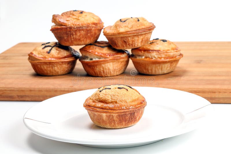 Small Savory Pie stock image. Image of flaky, baked, pieces - 81059779