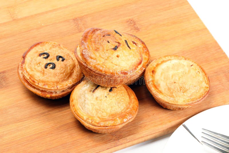 Small Savory Pie stock photo. Image of white, background - 81061424