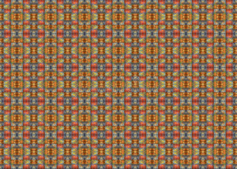 Small Scale Abstract Orange Toned Shapes Seamless Repeat Pattern ...