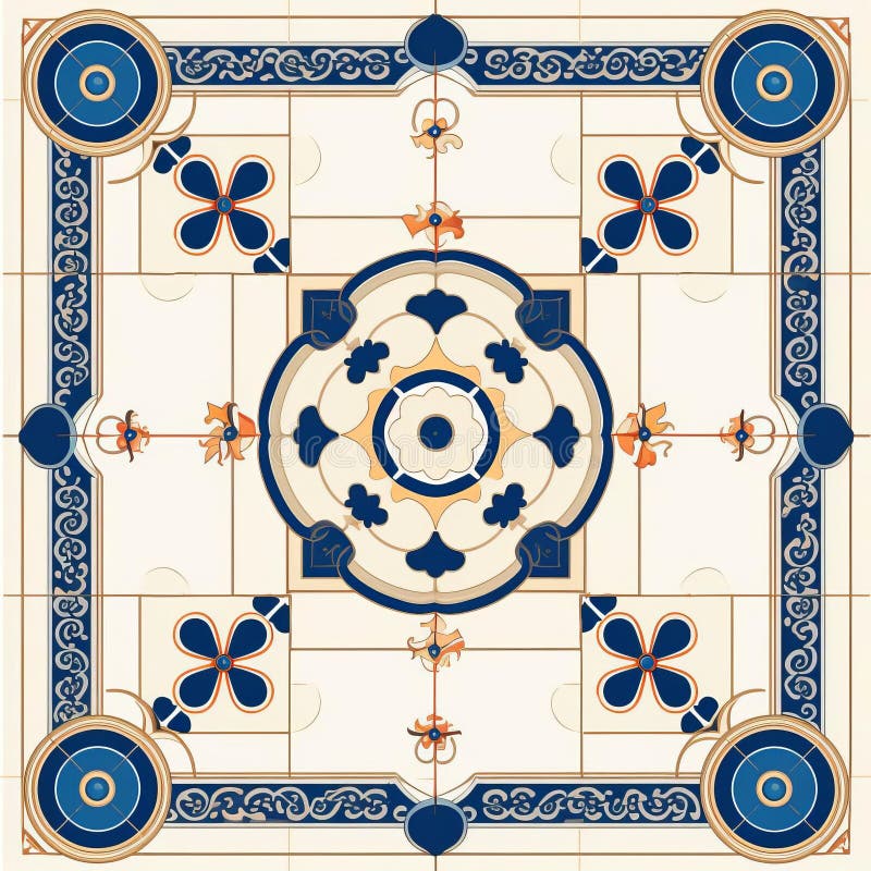 Small-scale German Pilsner Tile Pattern Design Inspiration Guide Stock ...