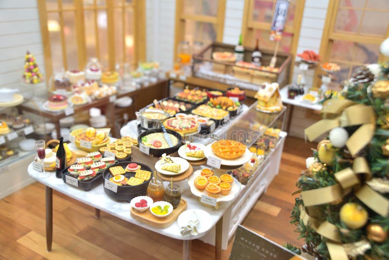 Cake Shop Small Scale Miniature Model Stock Image - Image of ages ...