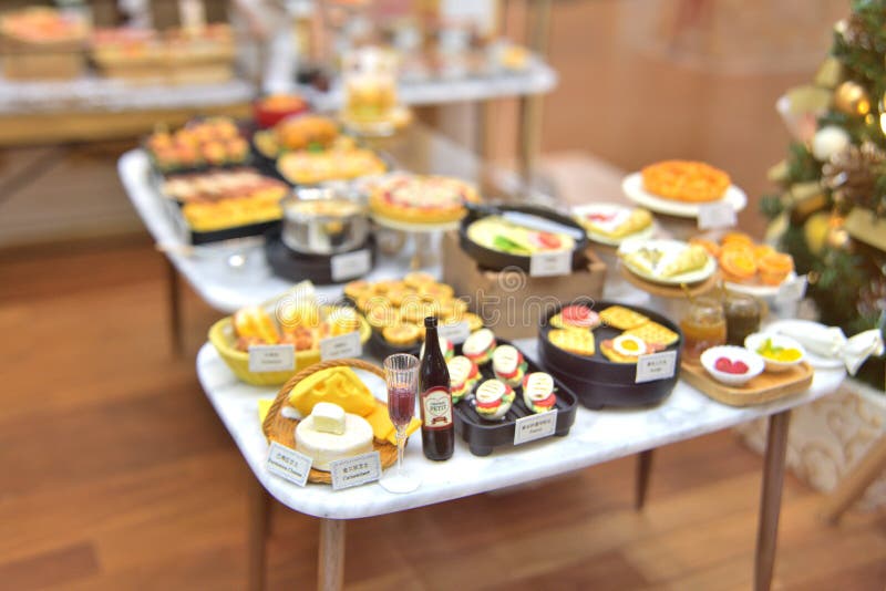 Cake Shop Small Scale Miniature Model Stock Photo - Image of ...