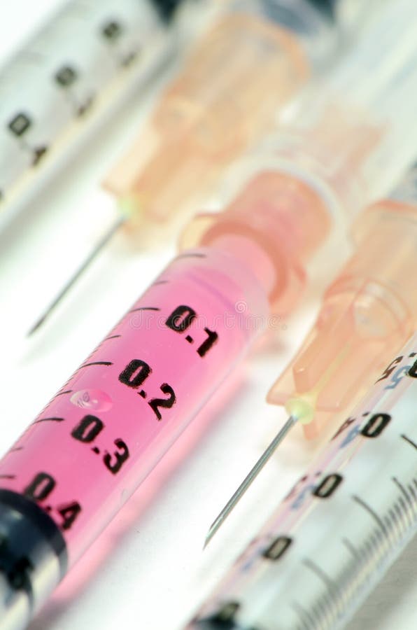 Small Scale Syringe. stock photo. Image of object, luer - 38184900