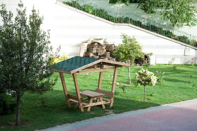 Small School Garden stock image. Image of park, school - 31152809