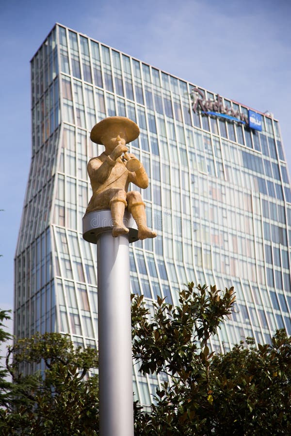 Small Sculptures and Monuments in the Streets of Batumi Editorial ...