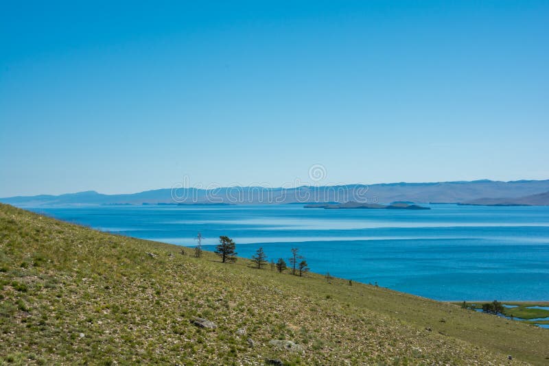 Small sea. Baikal stock image. Image of bright, landscape - 96546477