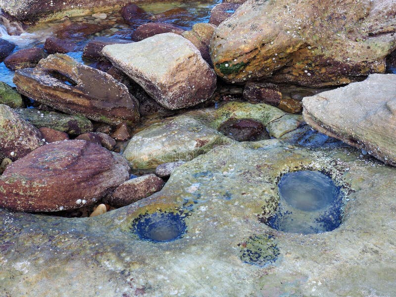 Small Sea Side Rock Pools stock image. Image of landscape - 88352861