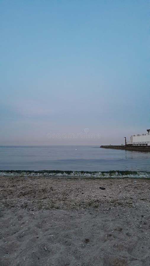 A Small Sea Wave Reaching the Shore Stock Image - Image of wave, small ...