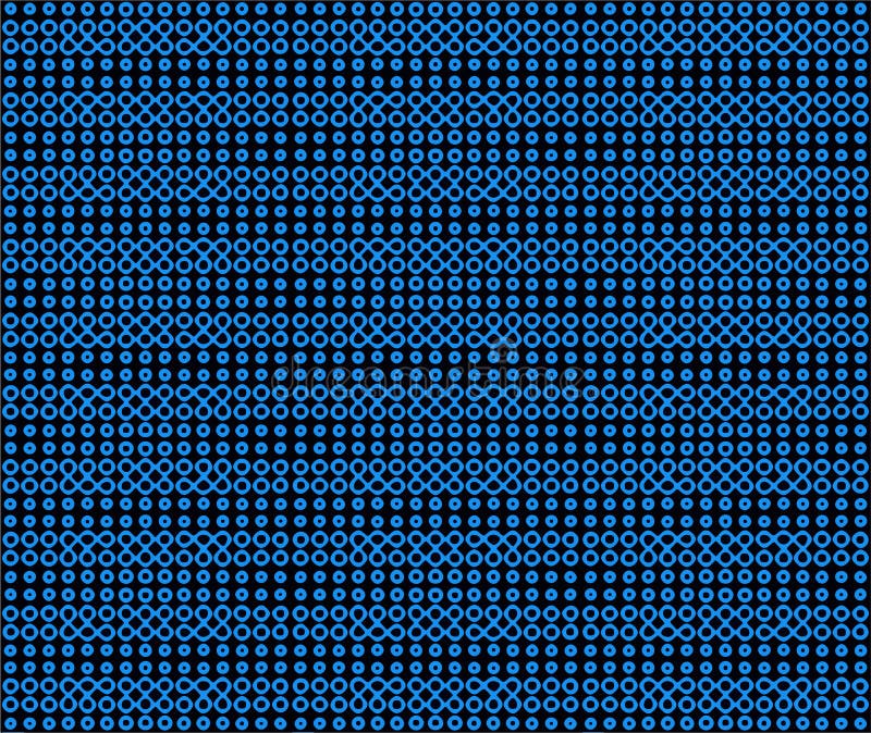 Small Seamless Pattern on a Dark Background. Stock Illustration ...