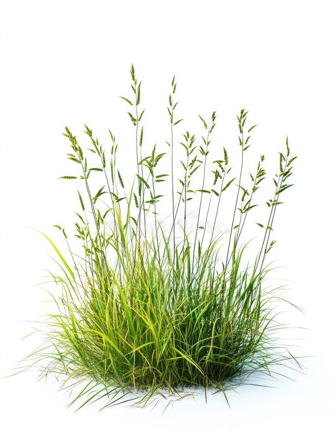 A Small Section of Green Grass on a White Background, Perfect for ...