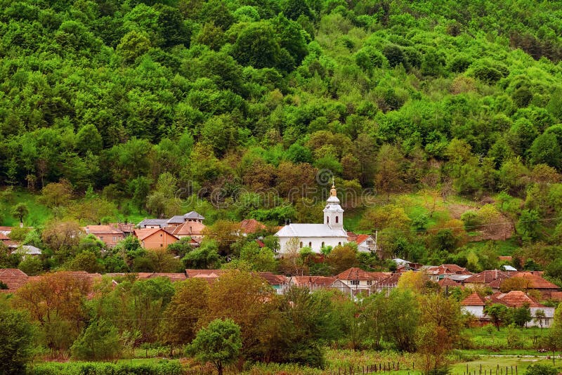 Small Settlement in Romania Stock Photo - Image of house, gorge: 165638712