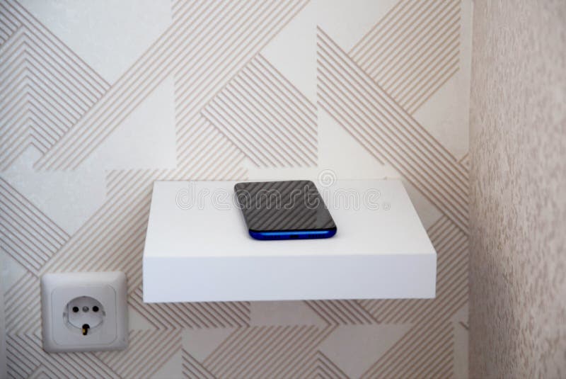 Small Shelf Near the Bed for a Smartphone, a Convenient Interior ...