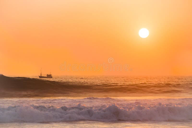 Cruise ship in sunset time stock photo. Image of navigation - 33464964