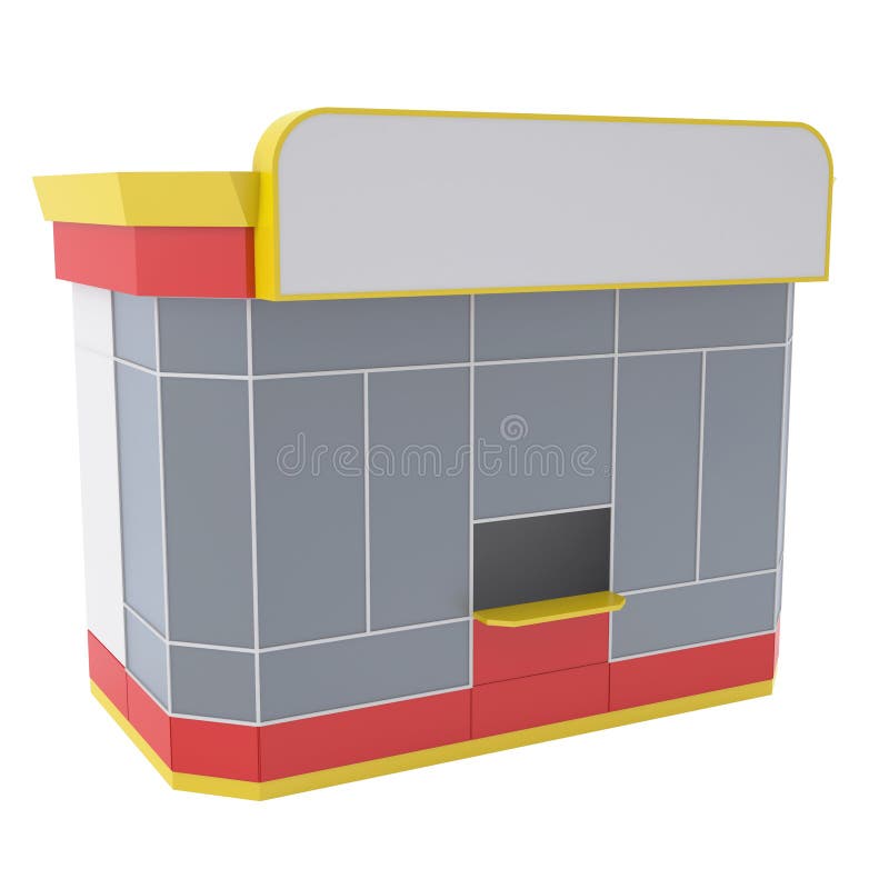 Small shop stock illustration. Illustration of architecture - 33790586