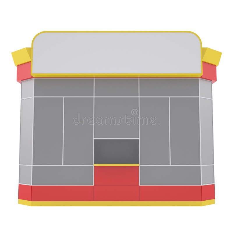 Small shop stock illustration. Illustration of front - 33790602