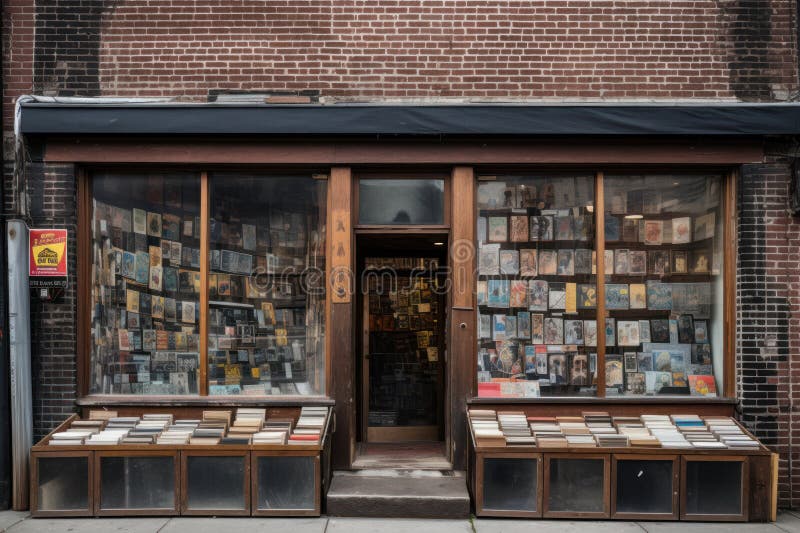 Small shop store front stock illustration. Illustration of rustic ...