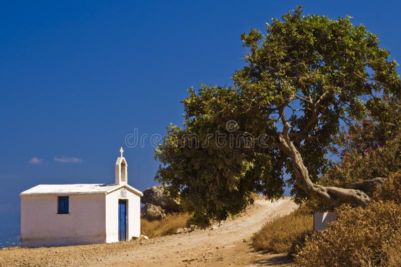Small Shrine In Mountains On Crete Picture. Image: 6090922