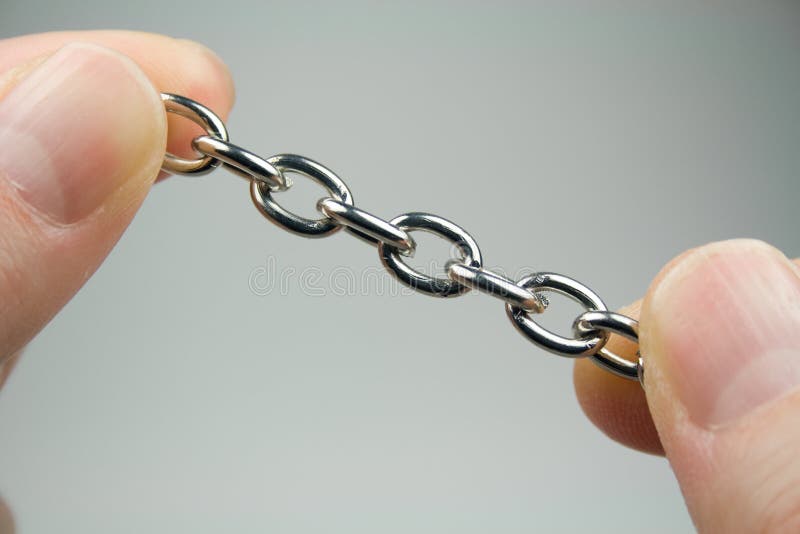 Small Silver Chain stock photo. Image of close, shiny - 22923750