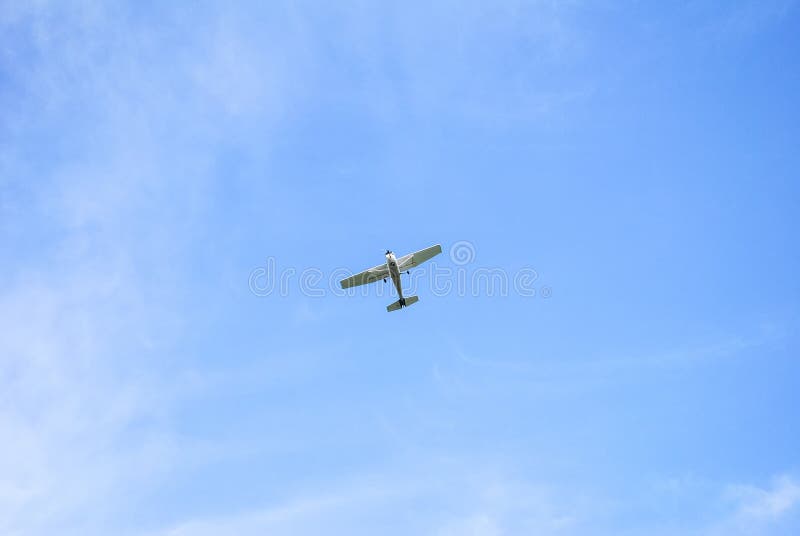 A Small Single-engine Plane Stock Photo - Image of airport, aviation ...
