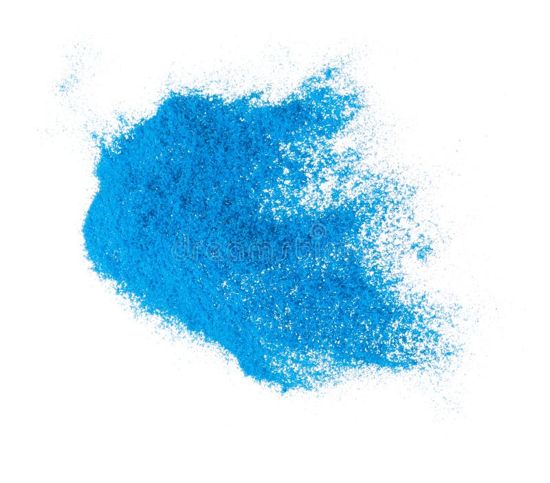 Small Size Blue Sand Flying Explosion, Ocean Sands Grain Wave Explode ...