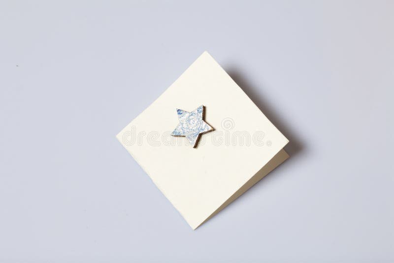 Small Size Greeting Cards. on a White Background Stock Photo - Image of ...