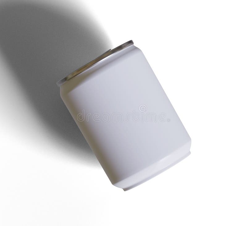 Small Size or Mini Size Soda Can with a Metalic Texture Realistic ...