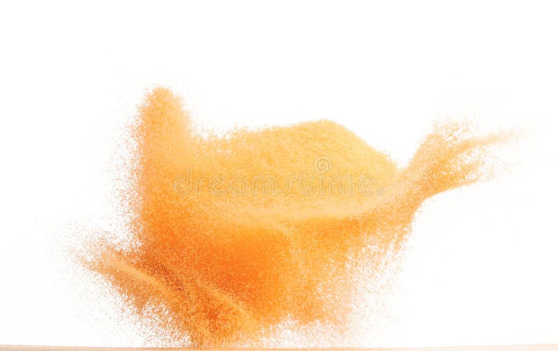 Small Size Orange Sand Flying Explosion, Fruit Sands Grain Wave Explode ...