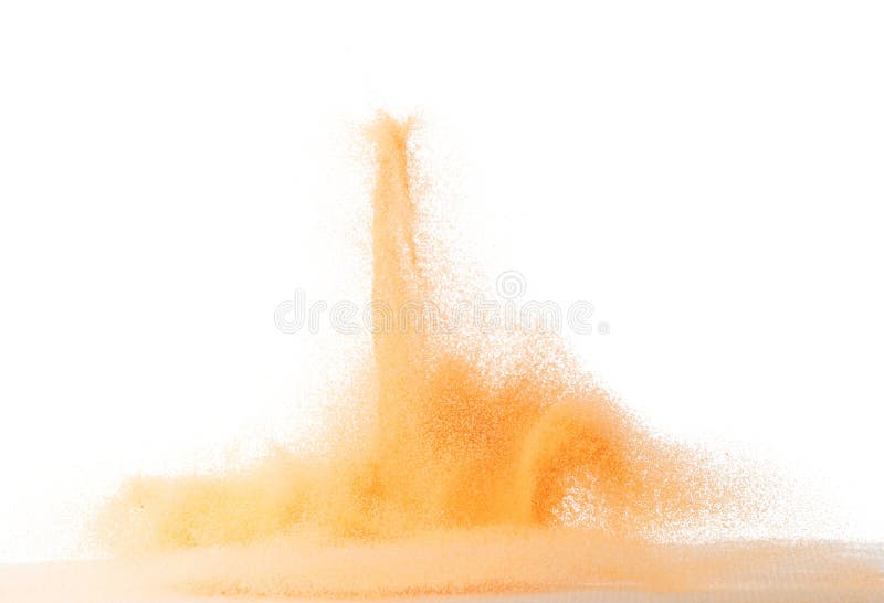 Small Size Orange Sand Flying Explosion, Fruit Sands Grain Wave Explode ...