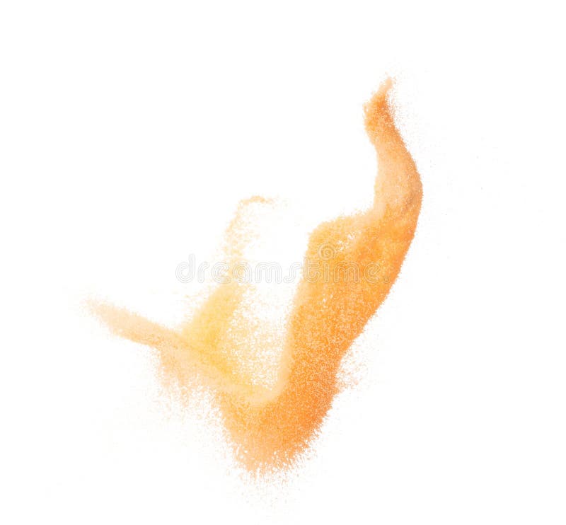 Small Size Orange Sand Flying Explosion, Fruit Sands Grain Wave Explode ...