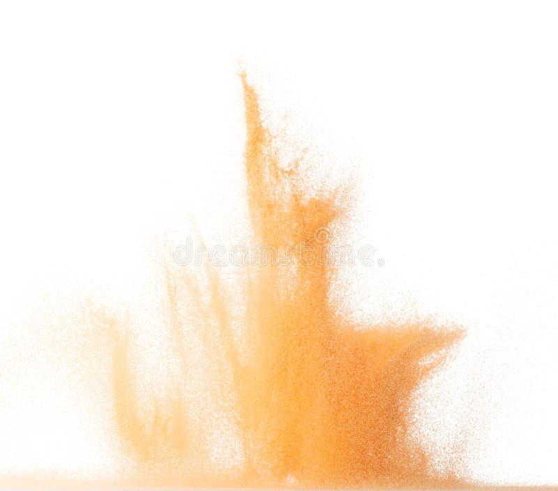 Small Size Orange Sand Flying Explosion, Fruit Sands Grain Wave Explode ...