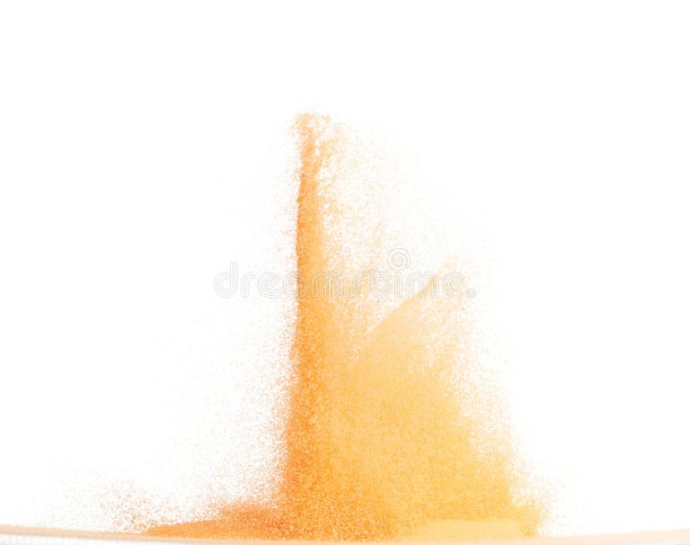 Small Size Orange Sand Flying Explosion, Fruit Sands Grain Wave Explode ...