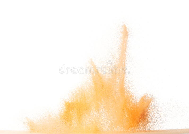 Small Size Orange Sand Flying Explosion, Fruit Sands Grain Wave Explode ...