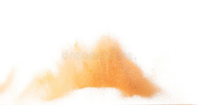 Small Size Orange Sand Flying Explosion, Fruit Sands Grain Wave Explode ...