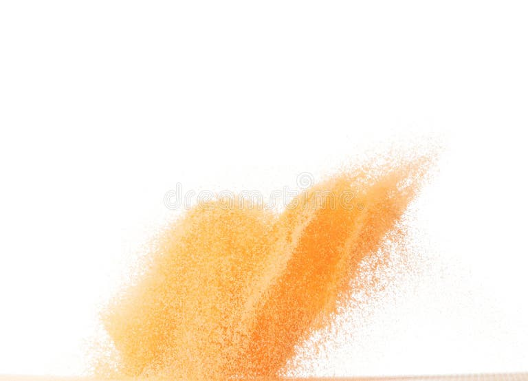 Small Size Orange Sand Flying Explosion, Fruit Sands Grain Wave Explode ...