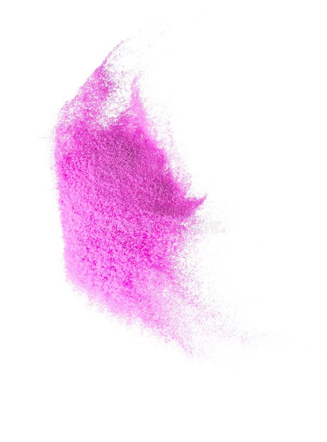 Small Size Purple Sand Flying Explosion, Violet Sands Grain Wave ...