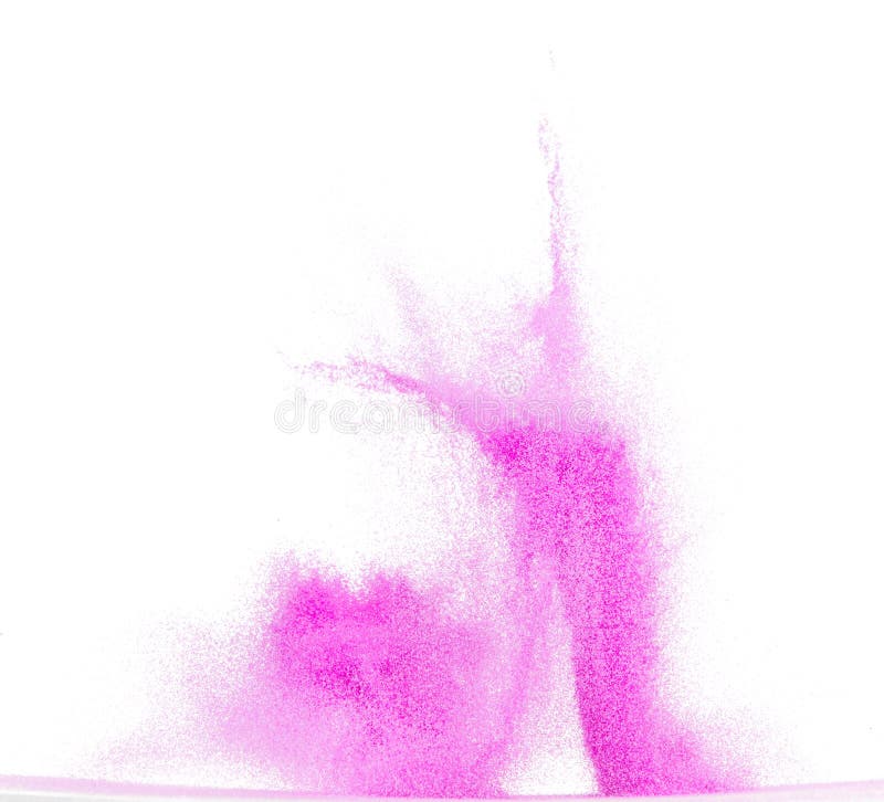 Small Size Purple Sand Flying Explosion, Violet Sands Grain Wave ...