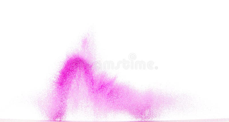 Small Size Purple Sand Flying Explosion, Violet Sands Grain Wave ...