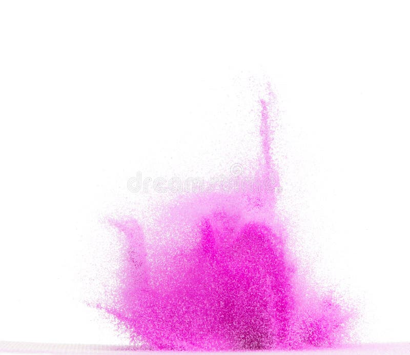 Small Size Purple Sand Flying Explosion, Violet Sands Grain Wave ...