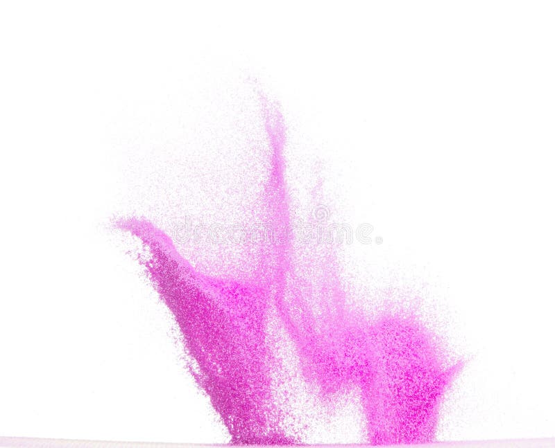 Small Size Purple Sand Flying Explosion, Violet Sands Grain Wave ...