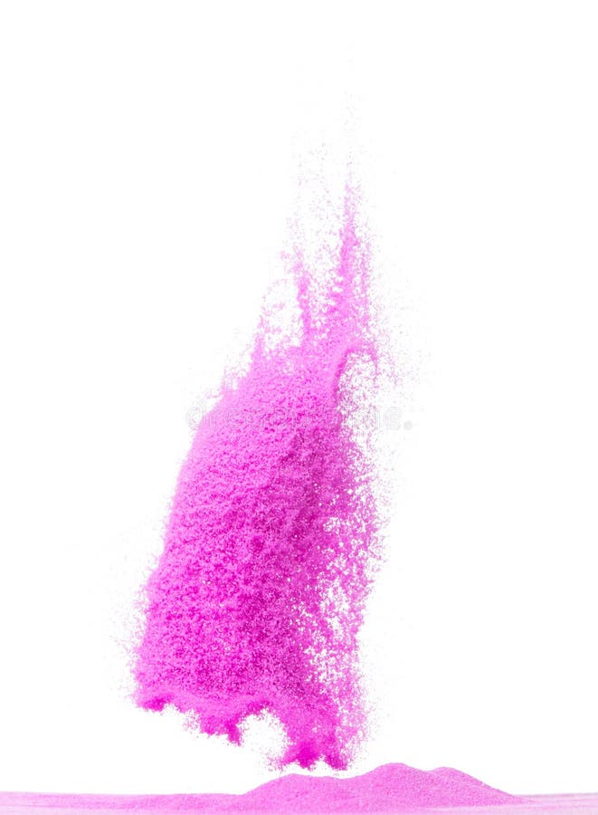 Small Size Purple Sand Flying Explosion, Violet Sands Grain Wave ...